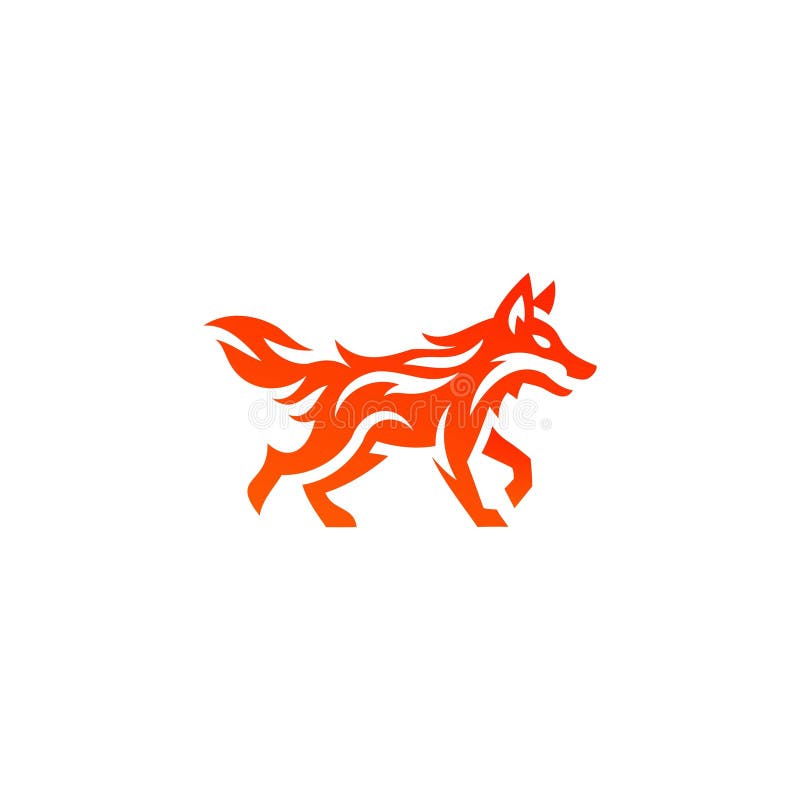 Running Wolf Logo Wolf Running Logo Branition