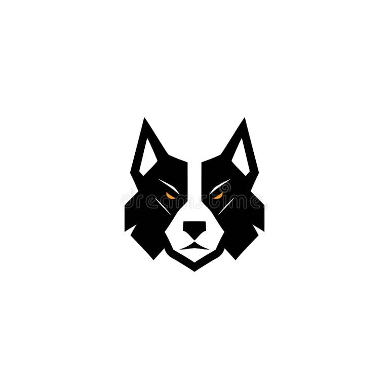 Wolf Logo. Powerful and Unique Trendy Iconic Simple Wolf Logo. Stock ...