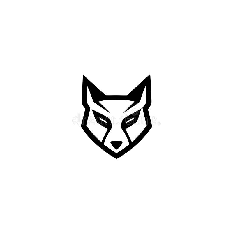 Wolf Logo. Powerful and Unique Trendy Iconic Simple Wolf Logo. Stock ...