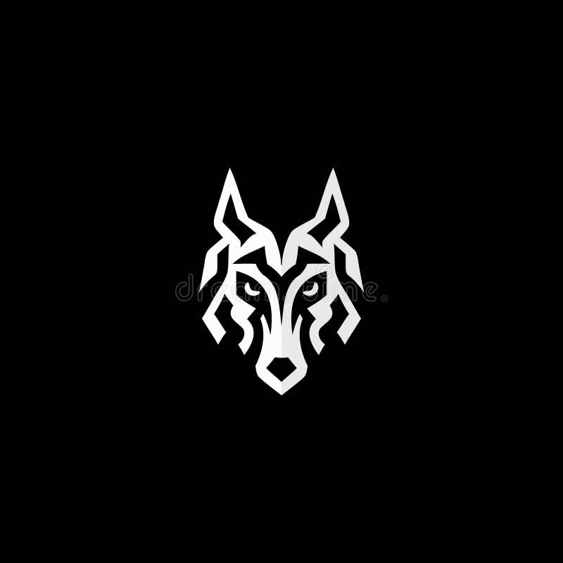 Wolf Logo. Powerful and Unique Trendy Iconic Simple Wolf Logo. Stock ...