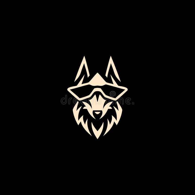 Wolf Logo. Powerful and Unique Trendy Iconic Simple Wolf Logo. Stock ...