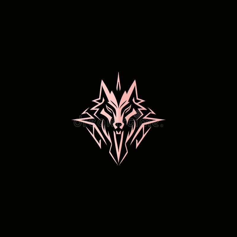 Wolf Logo. Powerful and Unique Trendy Iconic Simple Wolf Logo. Stock ...