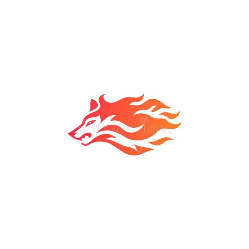 Wolf Logo. Powerful and Unique Trendy Iconic Simple Wolf Logo. Stock ...