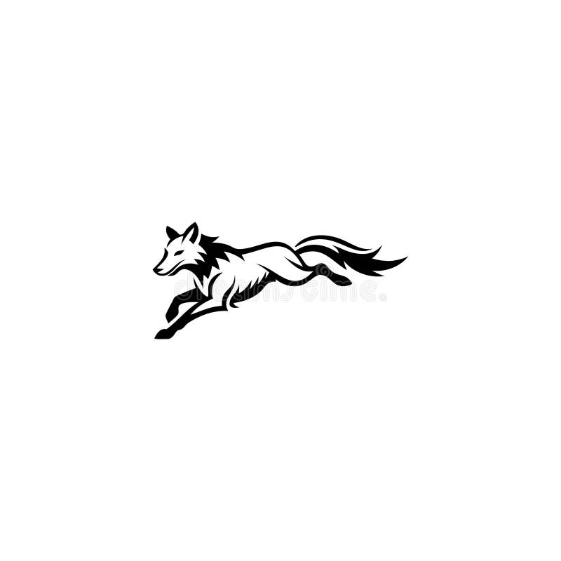 Wolf Logo. Powerful and Unique Trendy Iconic Simple Wolf Logo. Stock ...