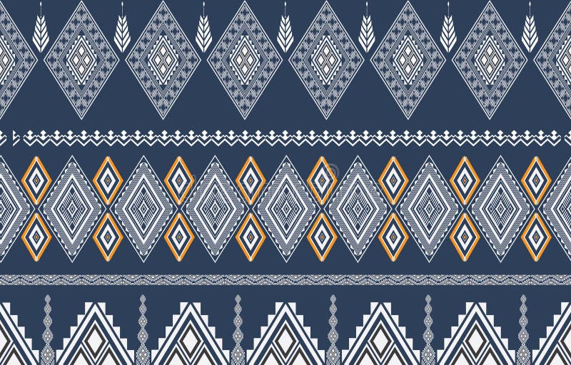 Ethnic Boho Seamless Pattern. Ethno Ornament Stock Vector - Illustration of decoration, vibrant ...