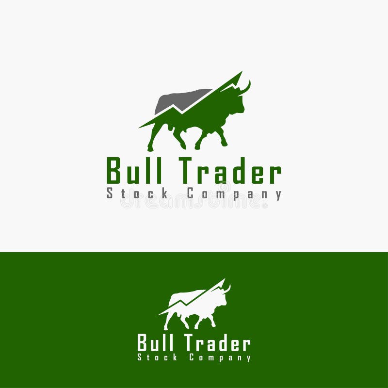 Trading Logo, Bull, Market, Minimalist and Business Logo Design in ...