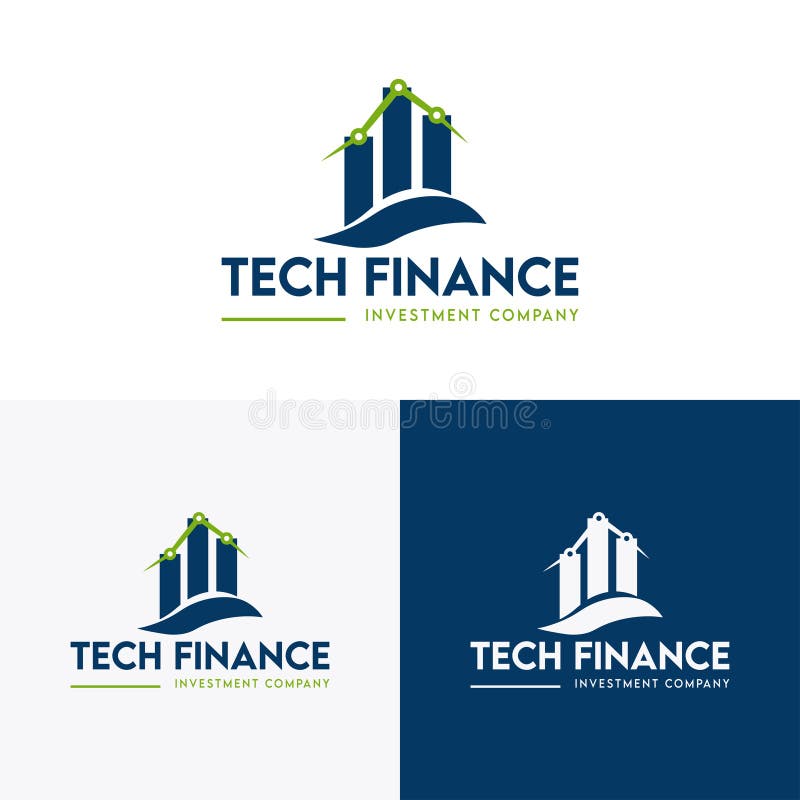 Tech Finance Logo, Finance Logo Marketing, Tech, Minimalist and ...
