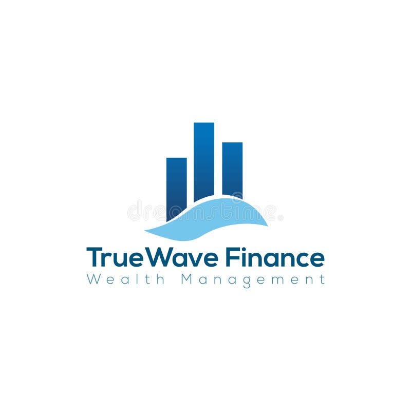 True Wave Finance, Minimalist and Business Logo Design in Vector ...