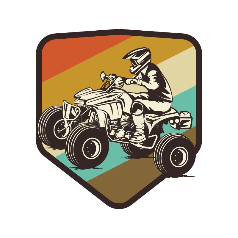 ATV Racing Extreme Sport, Good for T Shirt Design Stock Vector - Illustration of dirt, activity ...