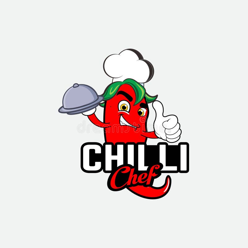 Chilli Chef Logo, Mascot Cartoon, Modern and Business Logo Design in ...