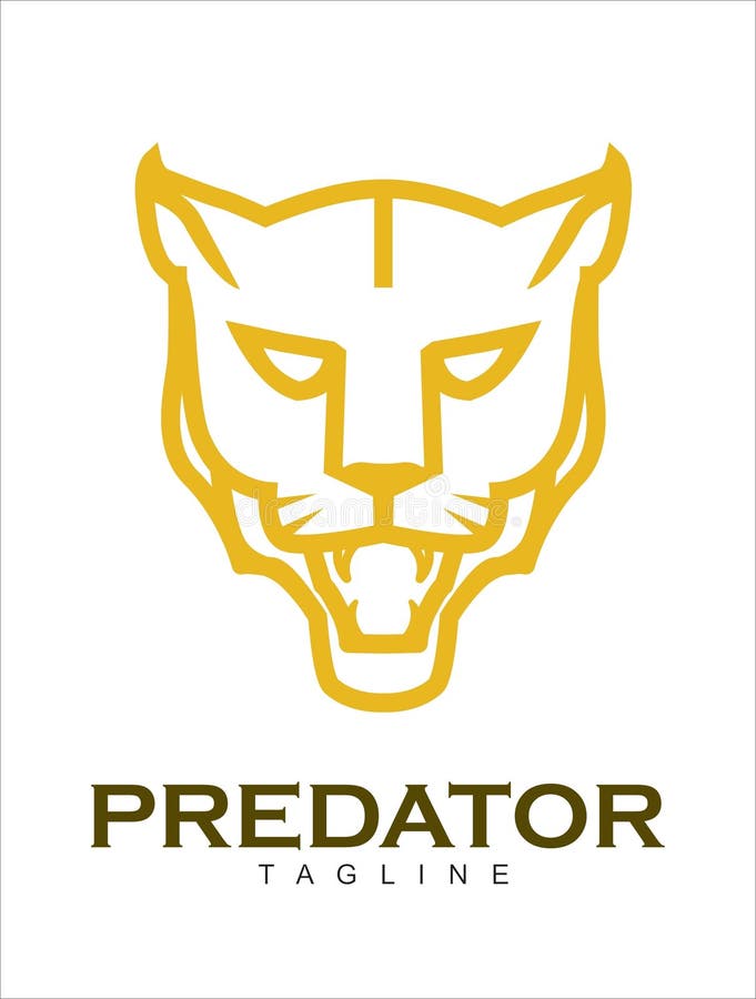 Fearless Panther. Roaring Predator. Roaring Puma Stock Vector ...