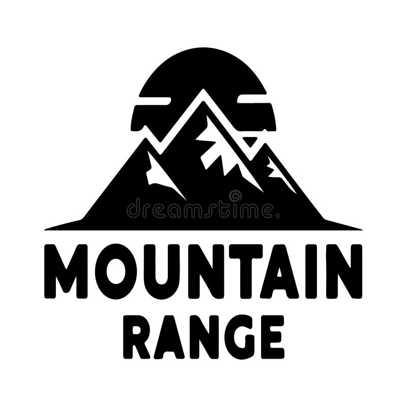 This Logo Includes a Mountain Range Outline in Dark, with a Strong ...