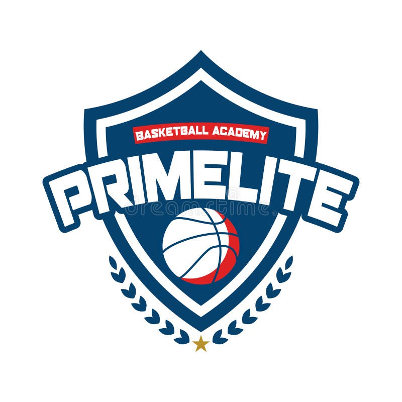 Primelite Basketball Academy Sports Logo in Vector Template Stock ...
