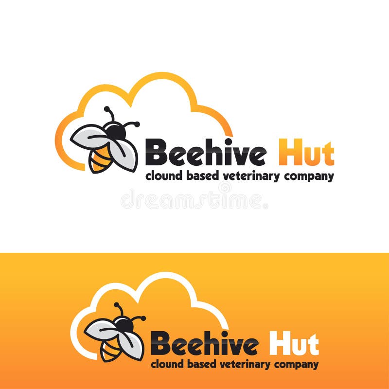 Beehive Hut Business Logo Design in Vector Template Stock Vector ...