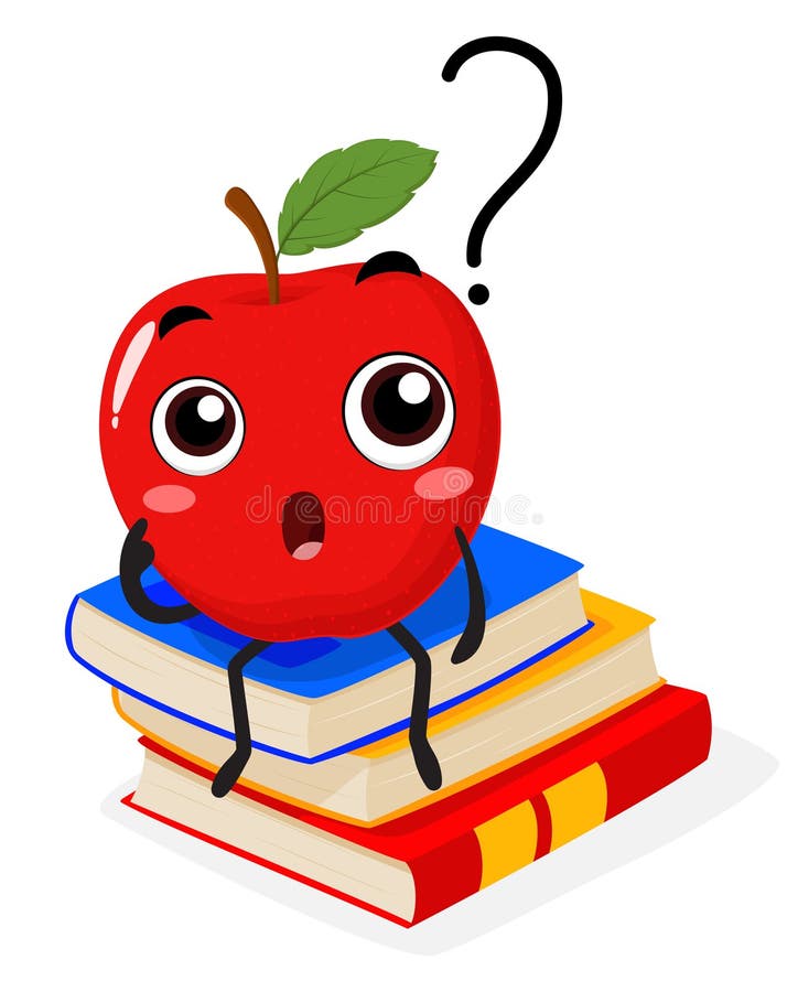 Cute Apple Fruit Character Mascot with Thumb Up Hand Gesture Isolated ...