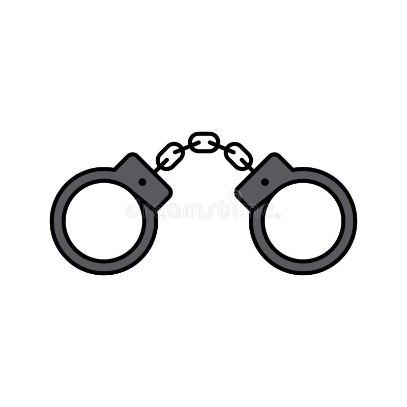 Handcuffs Icon. Law and Justice Symbol Stock Illustration ...