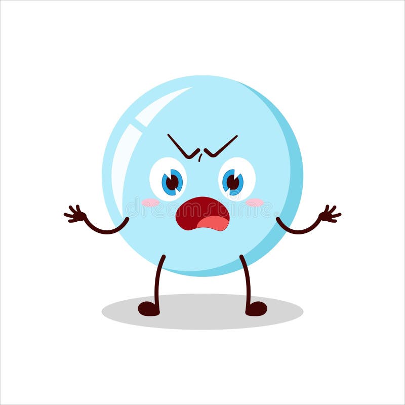 Cute Provoked Expression of Red Bean Character Stock Vector ...