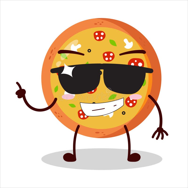 Cute Cool Expression of Mung Bean Wear Sunglasses Cartoon Character ...