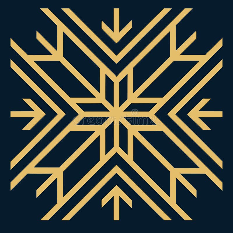 Elegant Geometric Art Deco Logo with Filigree Lines – Ornamental Design ...