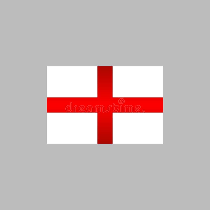 National Flag of England Country Vector Illustration Stock Vector ...