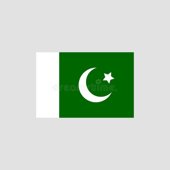 National Flag of Pakistan. Pakistan Country Flag Icon Vector ...