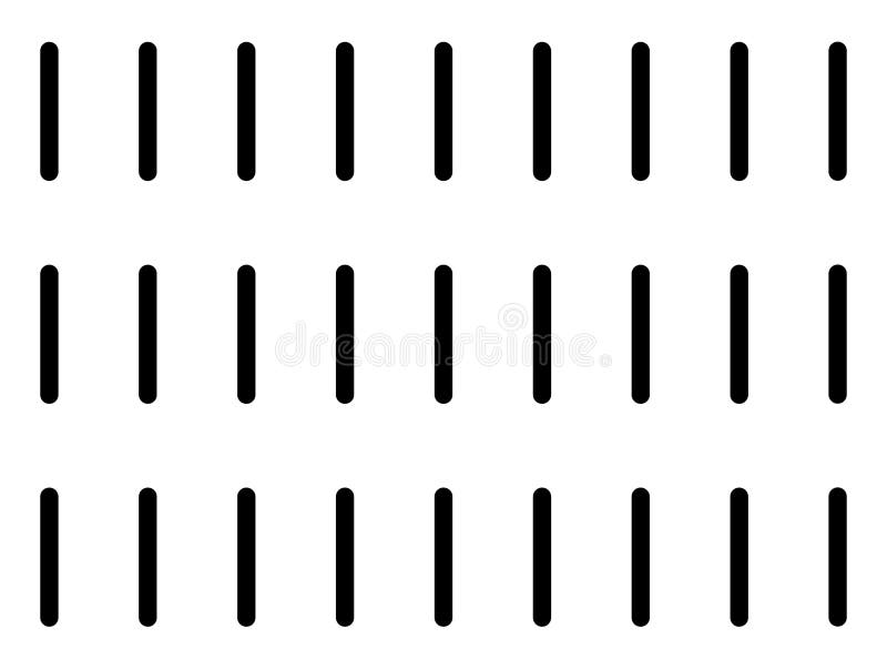 Simple Pattern of Slim Straight Lines Standing in Straight Lines. Stock ...