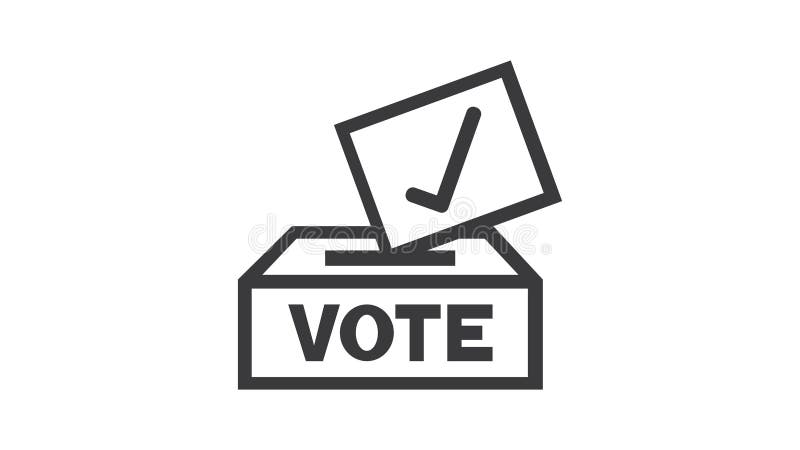 Election vote symbol stock illustration. Illustration of checkmark ...