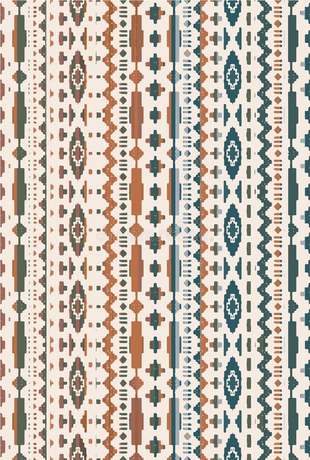 Kilim and Aztec Vector Pattern Rugs and Carpets with Grunge and ...