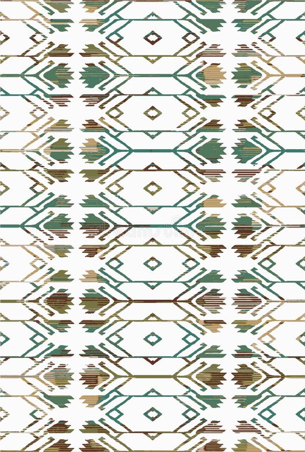 Kilim and Aztec Vector Pattern Rugs and Carpets with Grunge and ...