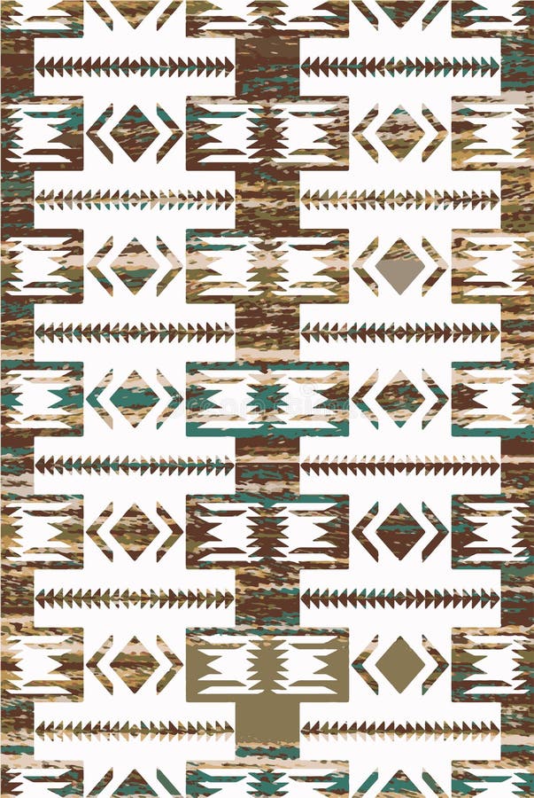 Kilim and Aztec Vector Pattern Rugs and Carpets with Grunge and ...