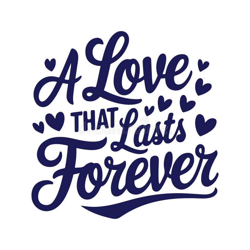 Love Typography Silhouette Vector Design Stock Vector - Illustration of ...