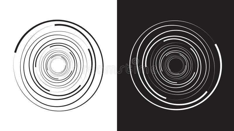 Abstract Geometric Spirograph Spiral Line Art Collection Stock ...
