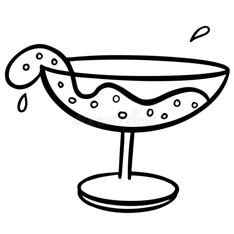 Celebration Cocktail Flute Glass with Alcohol Liquid Festive Clipart ...