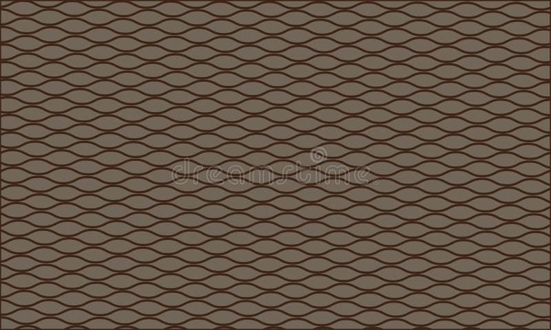 Illustration of Mesh, Fishnet. Black Wavy Lines on White Backdrop ...