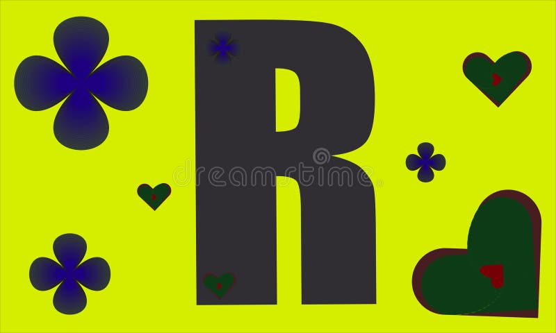 Letter R Made Flowers Royalty-free Images Stock Vector - Illustration ...