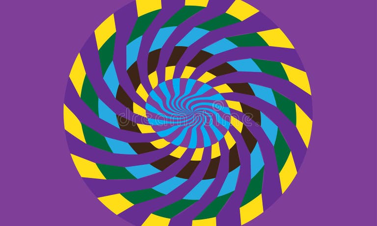 Lustration of Swirl Striped Peppermint Candy Disk Twist Wrapped Inside ...