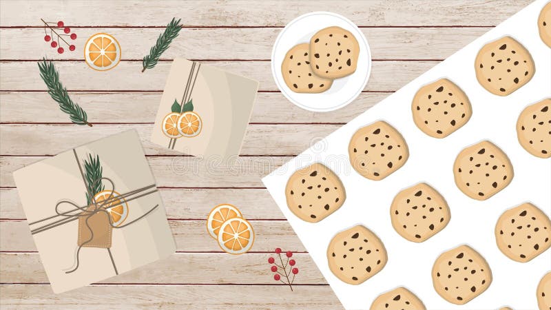 Baking Christmas Cookies. Christmas Cookies Banner. Sustainable ...