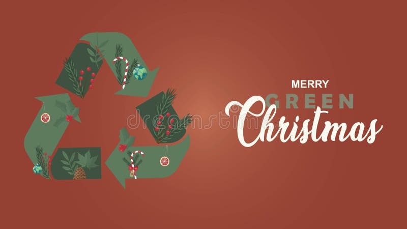 Merry Green Christmas Banner Stock Vector - Illustration of poster ...