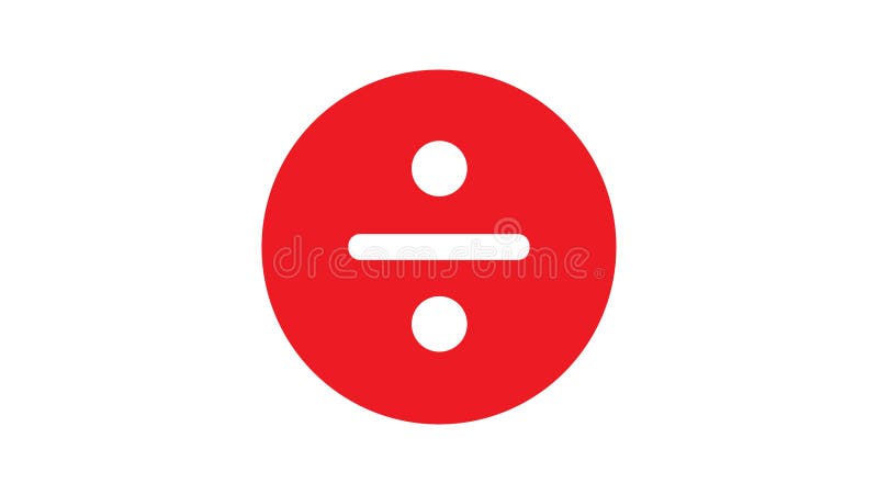 Division icon stock illustration. Illustration of brand - 345997731