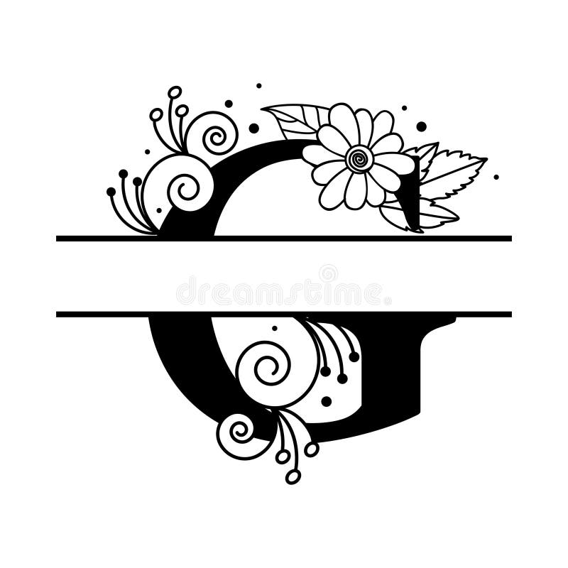 Custom Floral Monogram Alphabet G Adorned with Vibrant Flowers and Lush ...