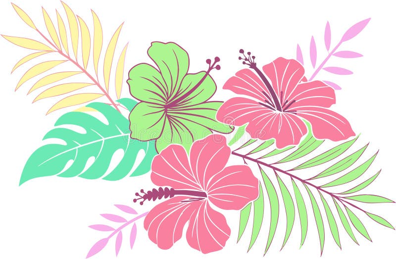 Seamless Floral Pattern Single Fabric Design with Illustration. Stock ...