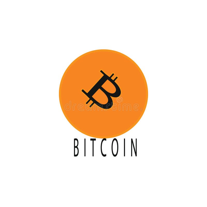 Blockchain Bitcoin Icon Vector on a White Background Stock Illustration ...