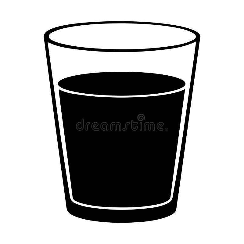 Water Glass Icon Vector on a White Background Stock Vector ...