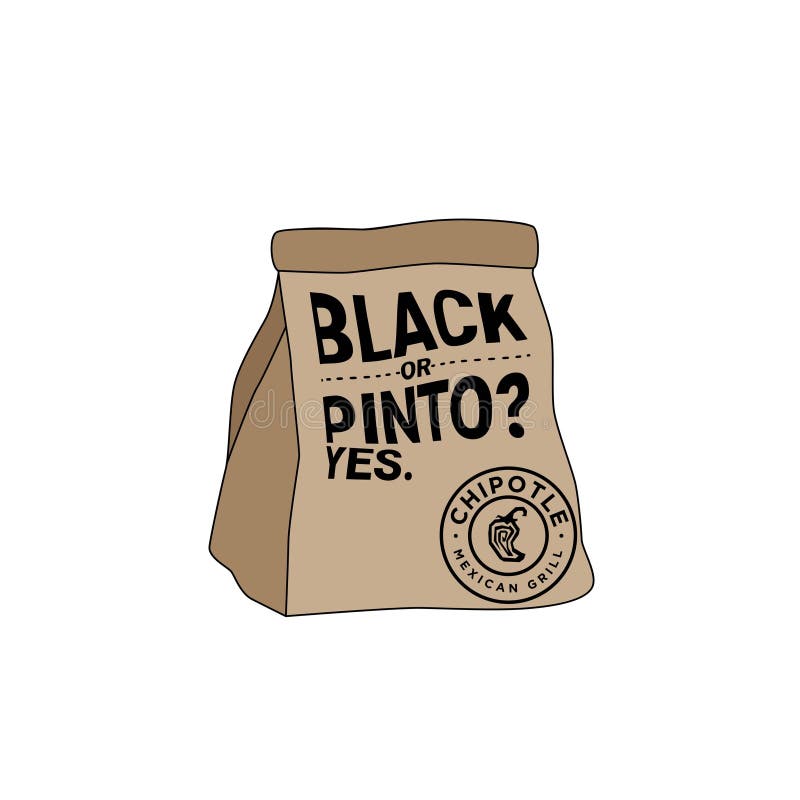 Chipotle Takeout Wrapper - Food Illustration Stock Vector ...