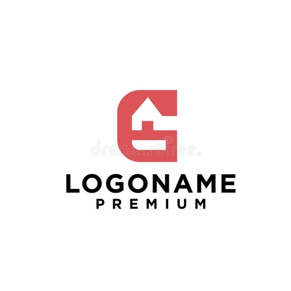 Letter G Home Logo Template Design Stock Vector - Illustration of home ...