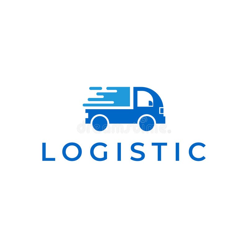 Logistic Car Truck Logo Design Stock Illustration - Illustration of ...