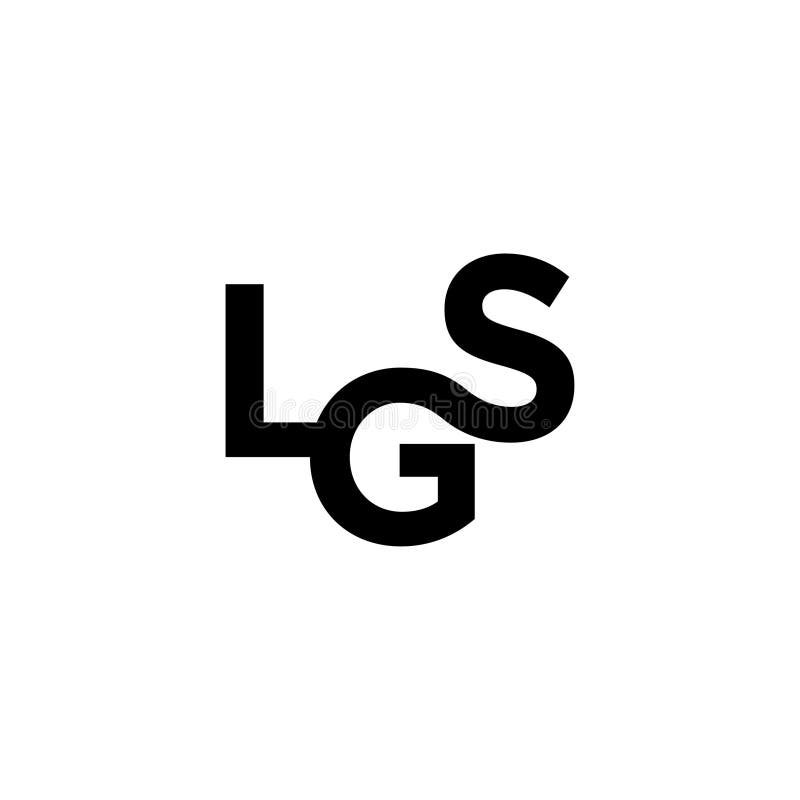 Letter Lgs Modern Logo Design Stock Vector - Illustration of ...