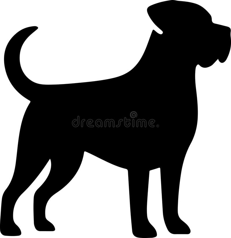 Dog Icon Vector. Dog Silhouette. Dog Silhouette Icon Vector Illustration Stock Vector ...