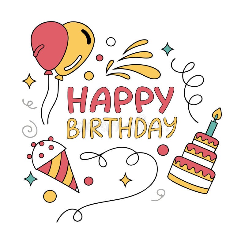 Cute Happy Birthday Logo 12 Happy Birthday Logo Ideas | Birthday Logo,