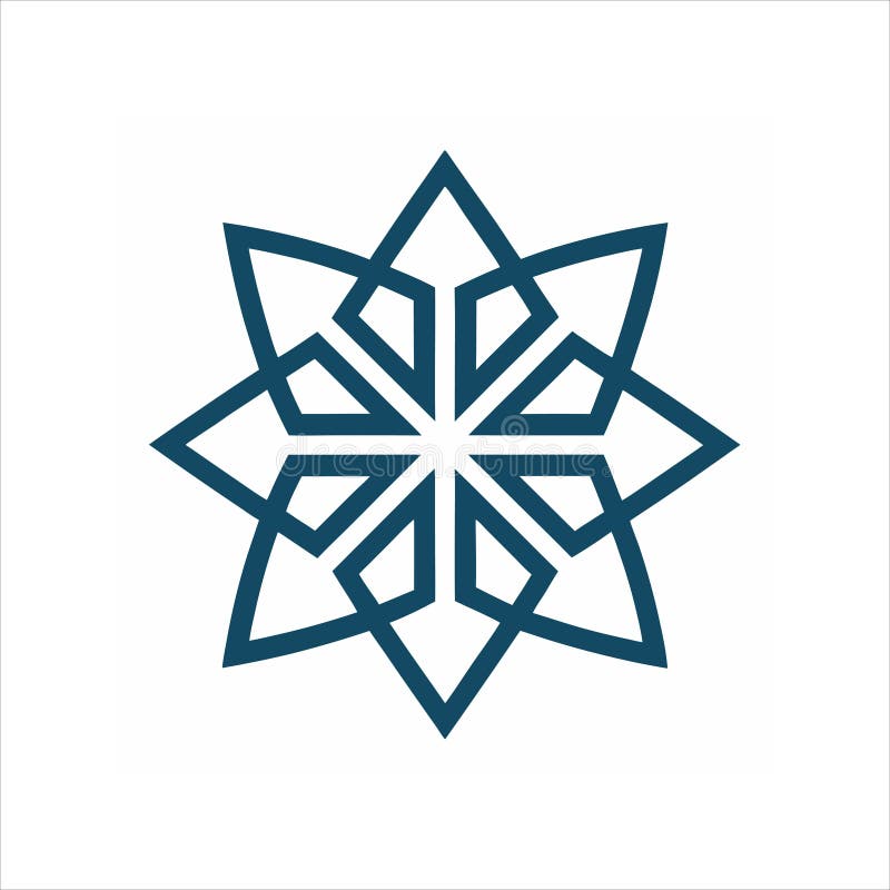 Abstract Intersecting Lines Mandala Vector Illustration Collection ...